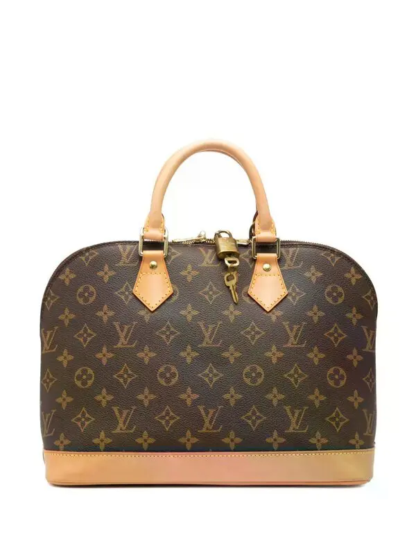 LOUIS VUITTON 2001 Monogram Alma Pm Handbag - Brown