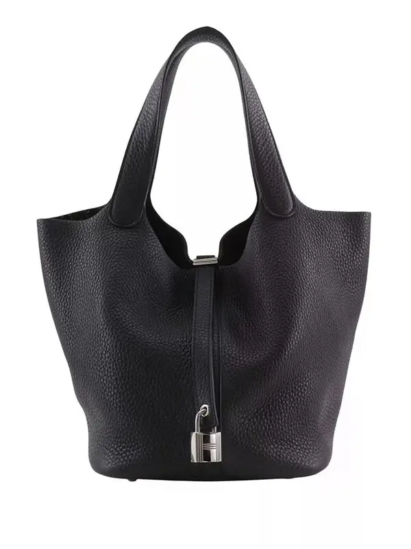 Hermès 2020 Clemence Picotin Lock 22 Handbag - Black
