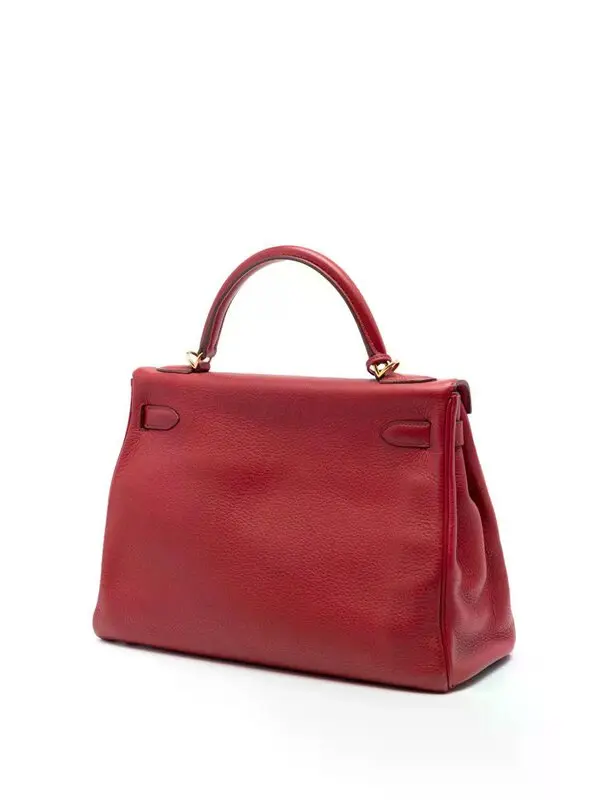 Hermès 2010 Clemence Kelly Ii Retourne 32 Satchel - Red