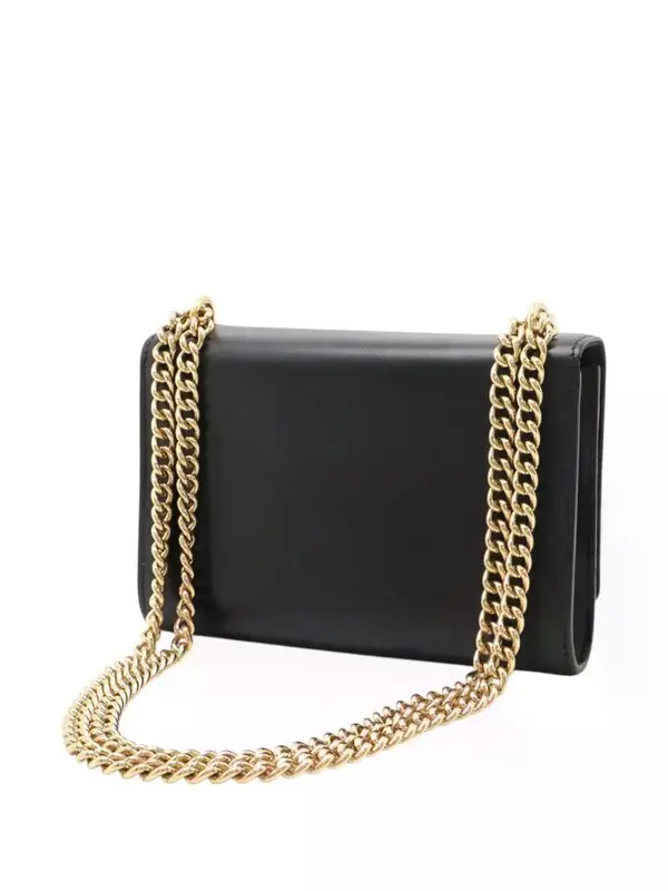 LOUIS VUITTON Leather Louise Chain Mm Crossbody Bag