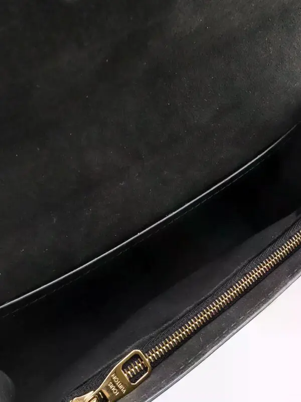 LOUIS VUITTON Leather Louise Chain Mm Crossbody Bag