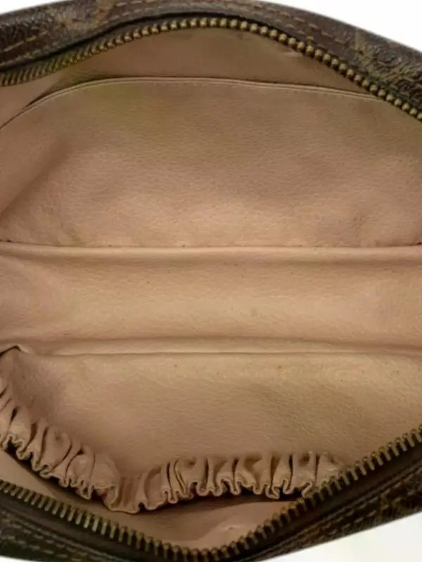 LOUIS VUITTON 1983 Monogram Trousse Toilette 23 Clutch Bag - Brown