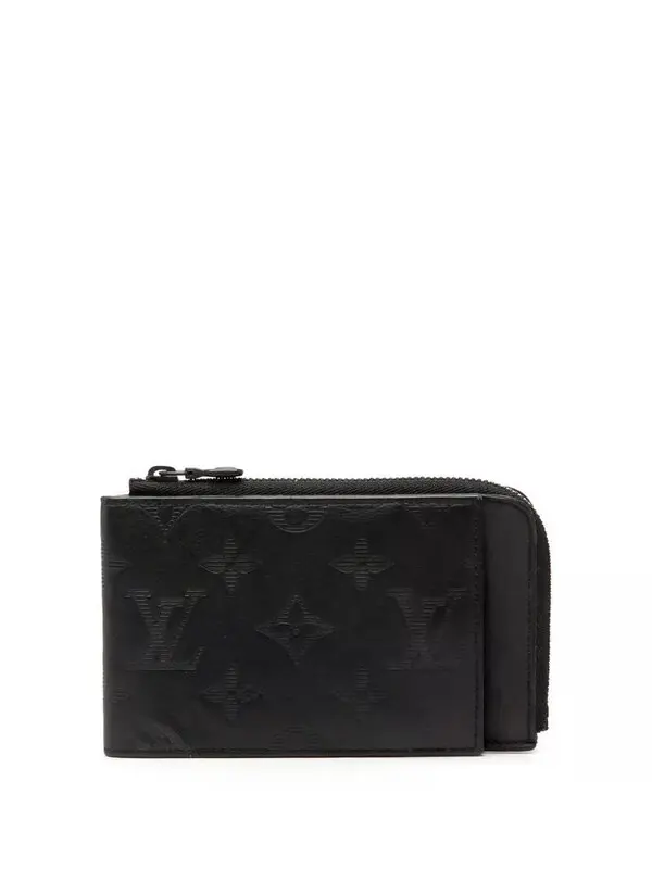 LOUIS VUITTON 2021-2026 Monogram Shadow Hybrid Wallet Small Wallets - Black
