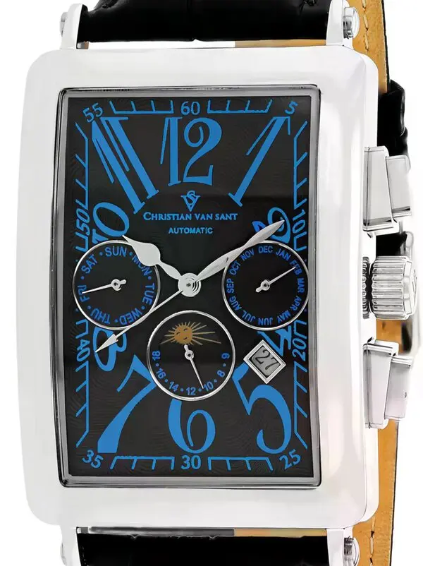 CHRISTIAN VAN SANT Prodigy Rectangular Automatic Watch - Black