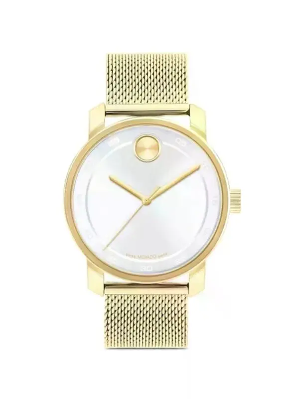 Movado 41mm Mesh Watch - Silver