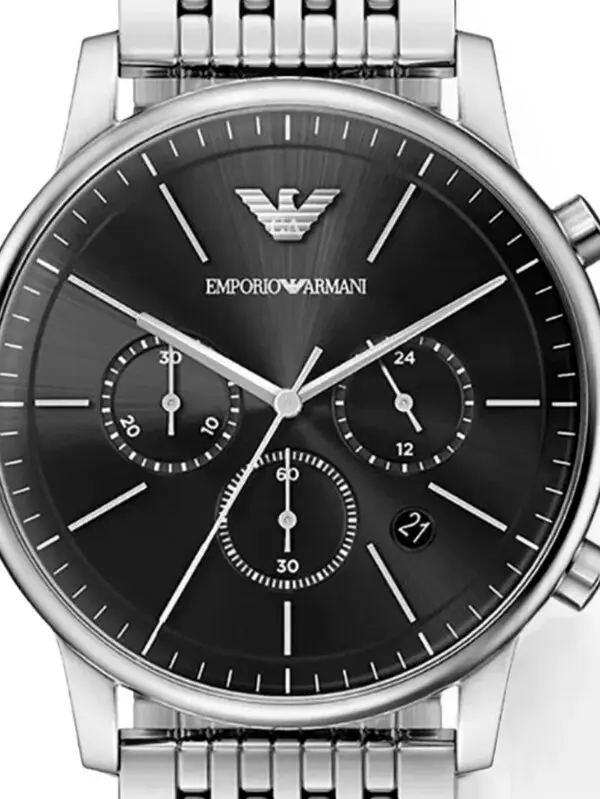 Emporio Armani Chronograph Watch - Black