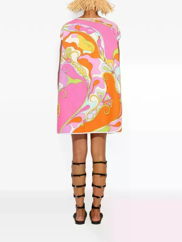 Emilio Pucci Orchidee-print Cotton Terry Dress