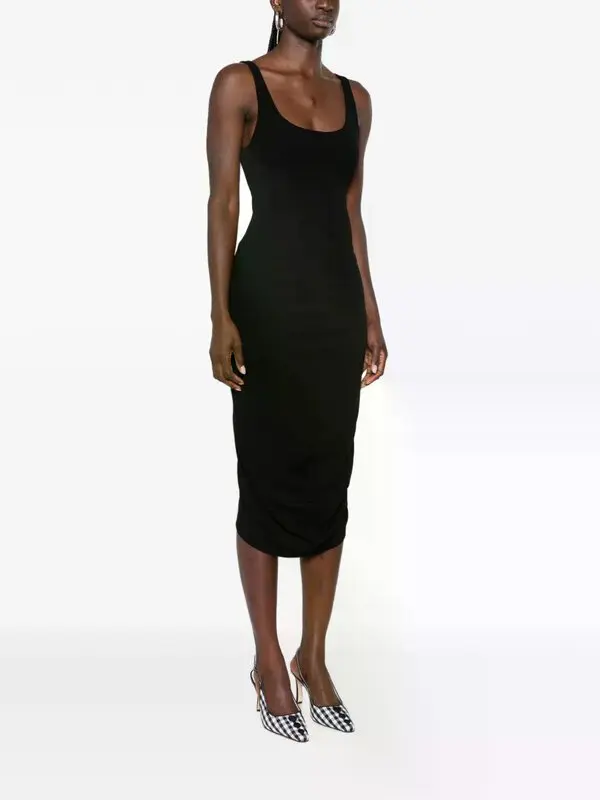 Jacquemus Scoop Neck Sleeveless Midi Dress