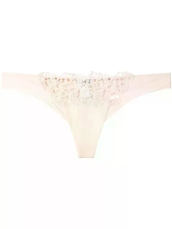 La Perla Petit Macrame Thong - Neutrals