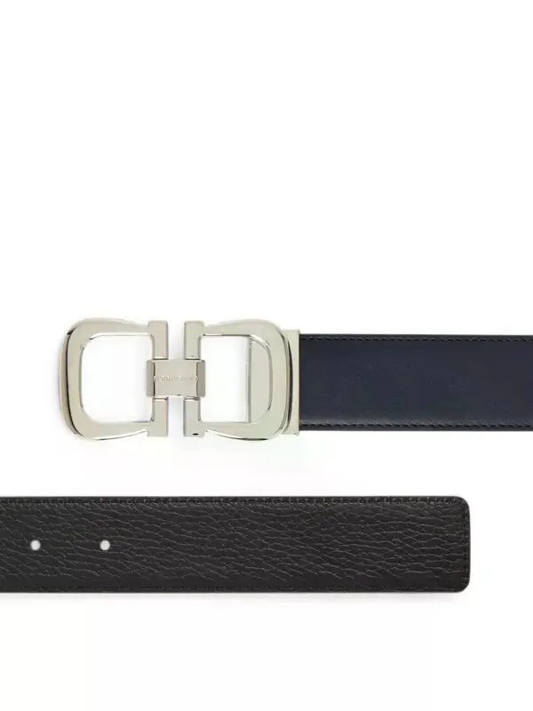 FERRAGAMO Reversible And Adjustable Gancini Belt