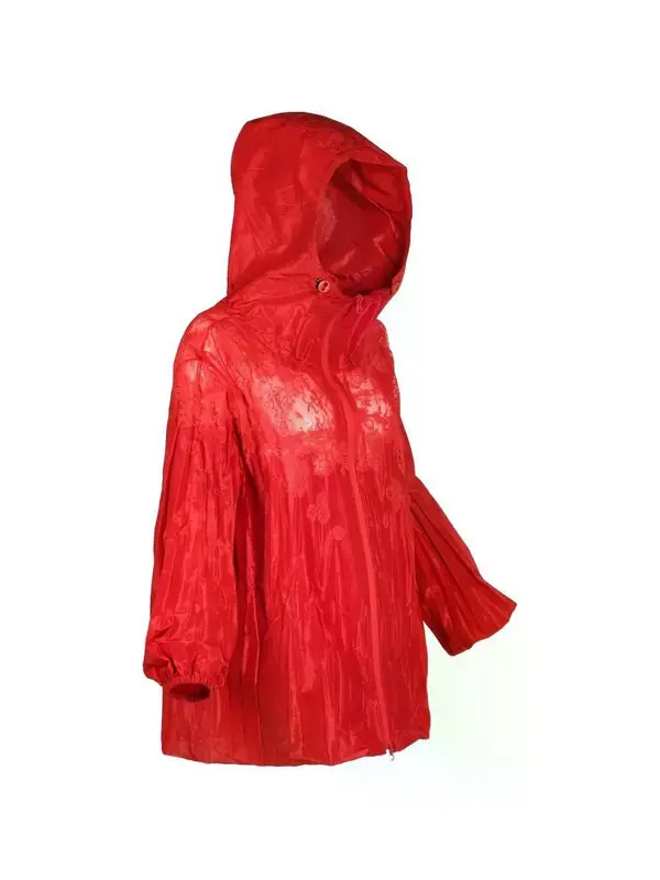 Valentino Garavani Lace-panelled Hooded Jacket