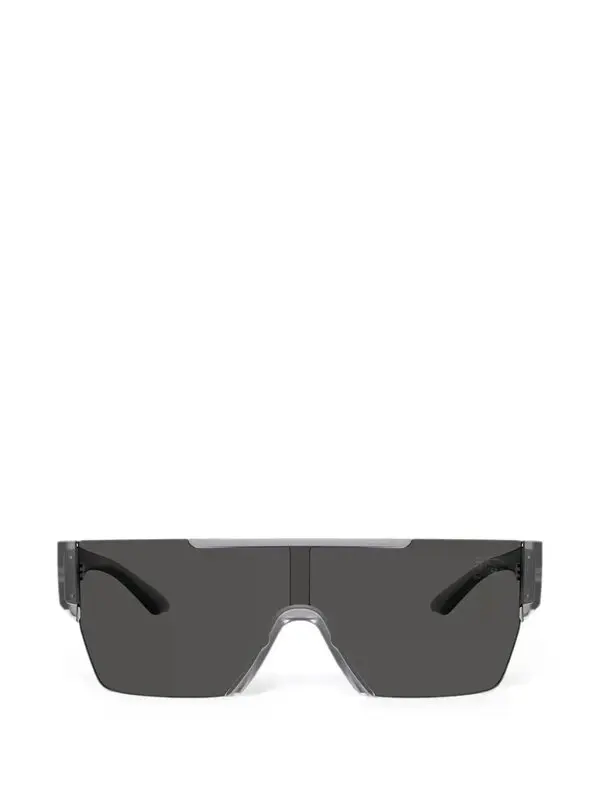 Burberry Semi-rimless Square-frame Sunglasses - Grey