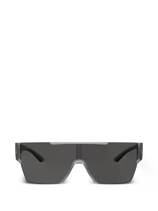 Burberry Semi-rimless Square-frame Sunglasses - Grey