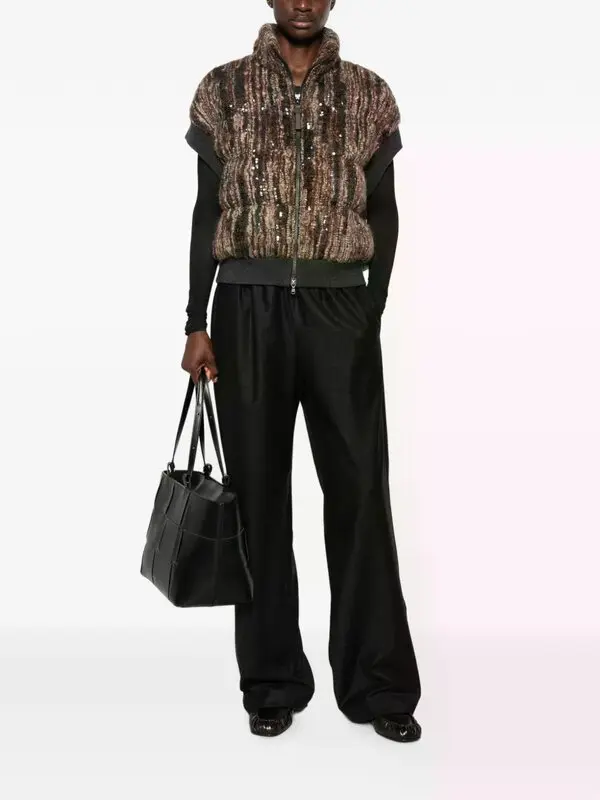 Brunello Cucinelli Sleeveless Embellished Gilet