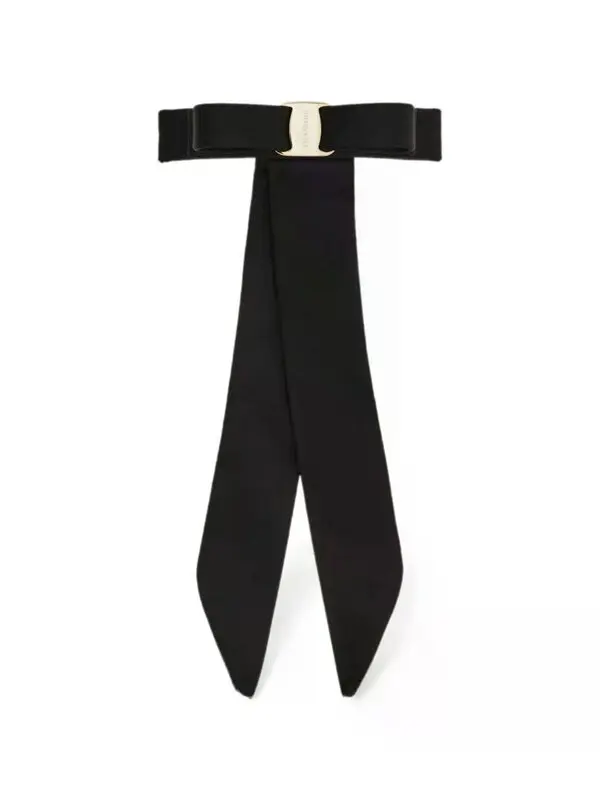 FERRAGAMO Vara Bow Hair Clip - Black