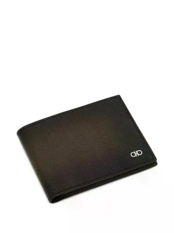 FERRAGAMO Gancini Hammered Leather Wallet
