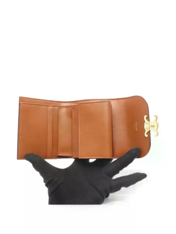 Celine 2020s Triomphe Trifold Wallet