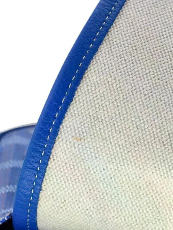Goyard Plumet Clutch Wallet Coated Canvas Crossbody Bag - Blue