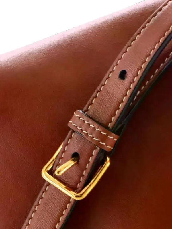 Celine Tabou Bag Smooth Calfskin Medium Crossbody Bag - Brown
