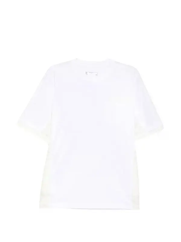 Sacai Panelled Chest-pocket T-shirt - Black
