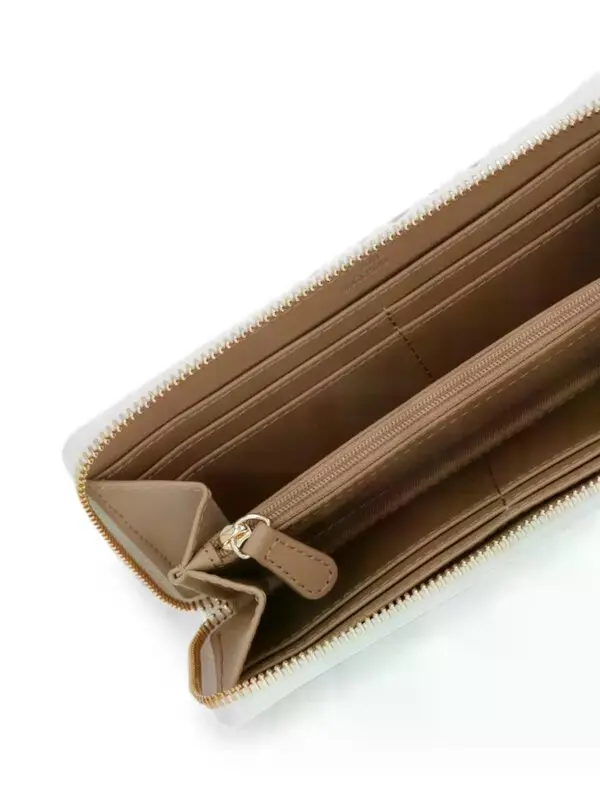 Moschino Logo-lettering Zip-around Wallet