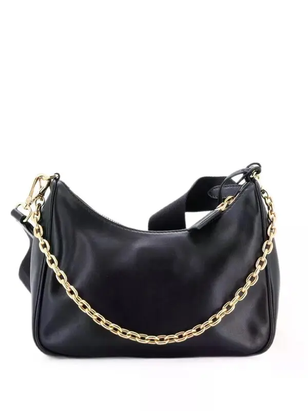 Prada Re-edition 2005 Soft Calfskin Small Shoulder Bag - Black
