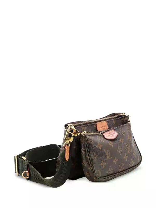 LOUIS VUITTON Multi Pochette Accessoires Monogram Canvas Crossbody Bag - Brown