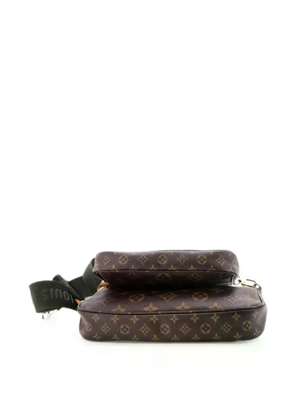 LOUIS VUITTON Multi Pochette Accessoires Monogram Canvas Crossbody Bag - Brown