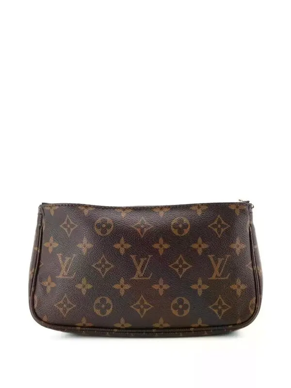LOUIS VUITTON Multi Pochette Accessoires Monogram Canvas Crossbody Bag - Brown