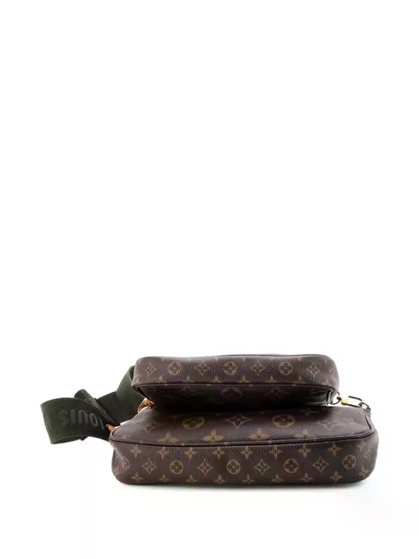 LOUIS VUITTON Multi Pochette Accessoires Monogram Canvas Crossbody Bag - Brown