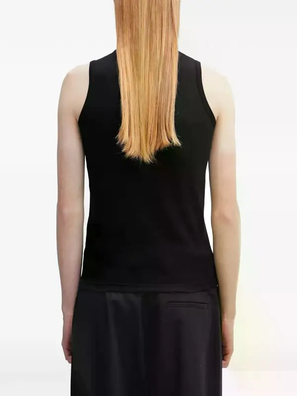 HELIOT EMIL Logo-plaque Ribbed Vest