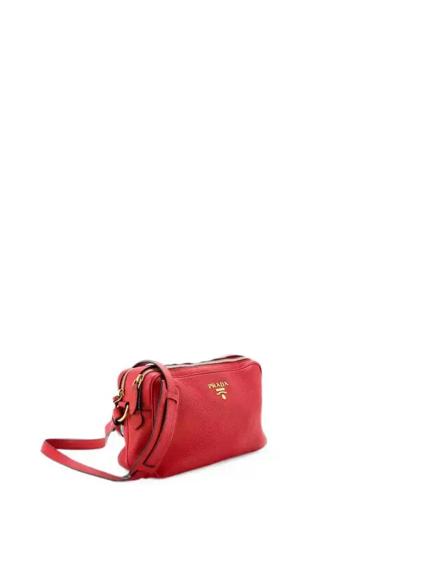 Prada Double Zip Camera Bag Vitello Phenix Medium Crossbody Bag