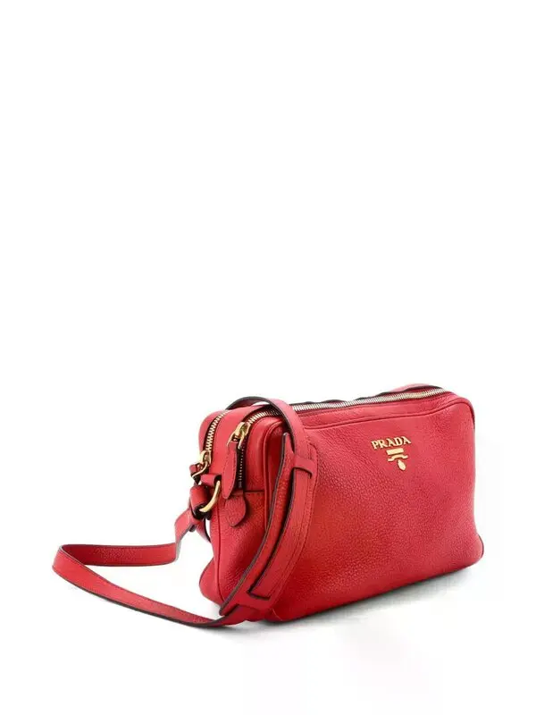Prada Vitello Phenix Double Zip Camera Crossbody Bag