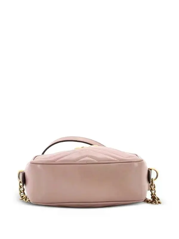 Gucci Gg Marmont Matelassé Leather Mini Shoulder Bag - Neutrals