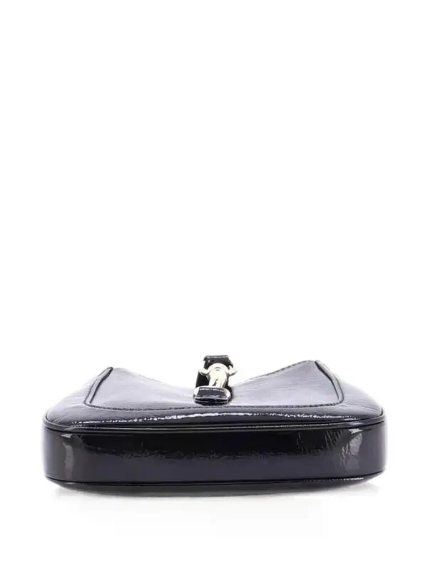 Gucci Jackie Notte Chain Patent Mini Hobo Bag