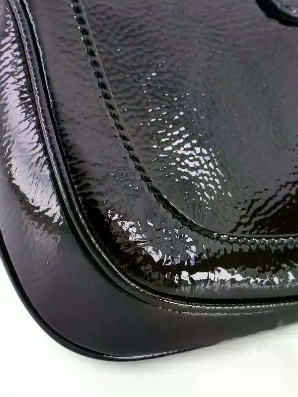 Gucci Jackie Notte Chain Patent Mini Hobo Bag