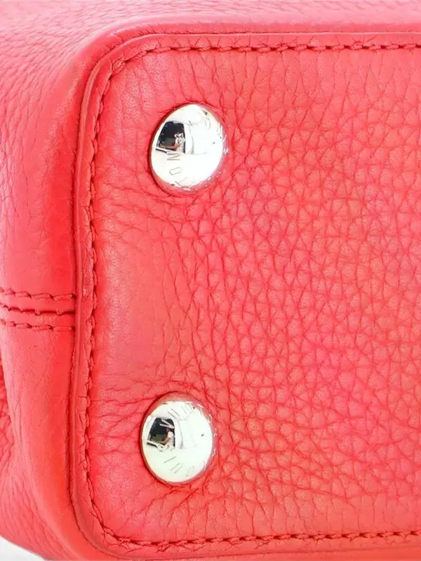 LOUIS VUITTON Capucines Bag Leather Bb Satchel