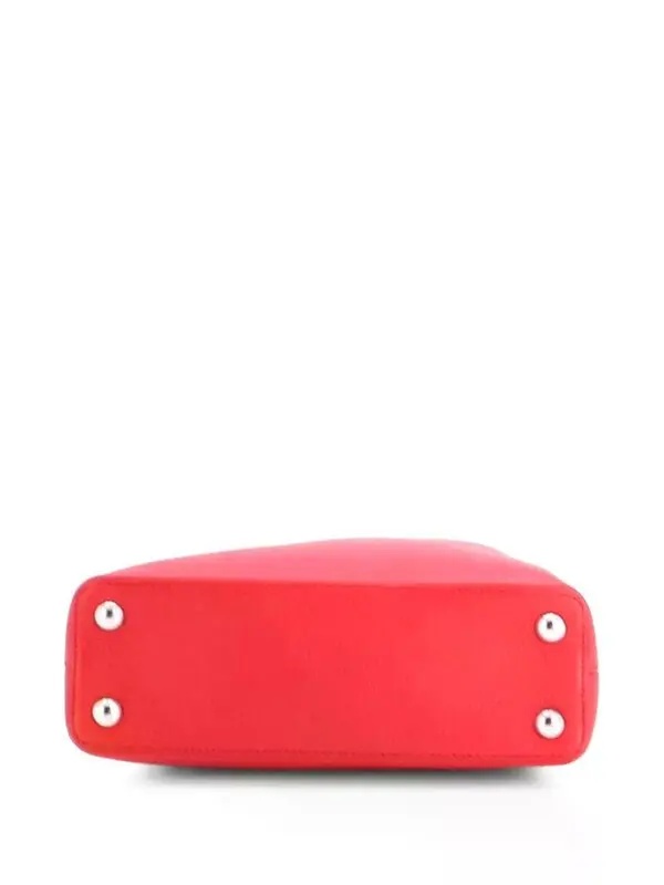 LOUIS VUITTON Capucines Bb Satchel Bag - Red