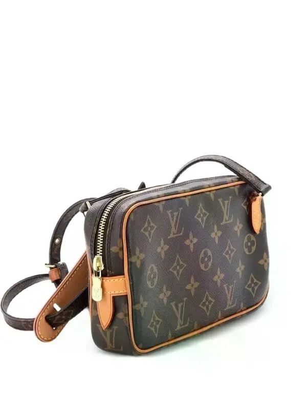 LOUIS VUITTON Pochette Marly Bandouliere Monogram Canvas Crossbody Bag - Brown