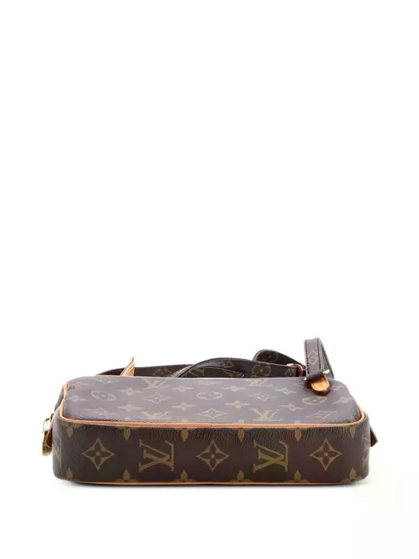 LOUIS VUITTON Pochette Marly Bandouliere Monogram Canvas Crossbody Bag - Brown