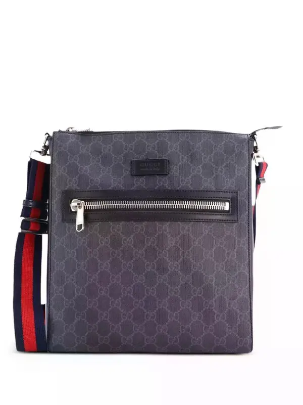 Gucci Gg Coated Canvas Medium Messenger Bag