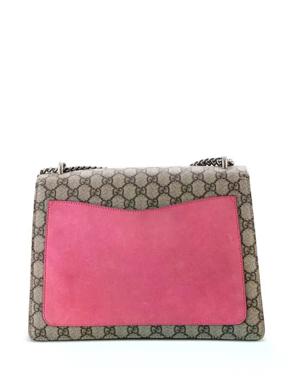 Gucci Embellished Gg Coated Canvas Medium Shoulder Bag