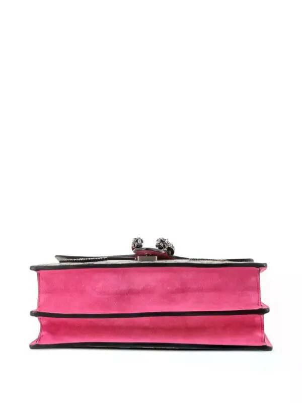 Gucci Embellished Gg Coated Canvas Medium Shoulder Bag