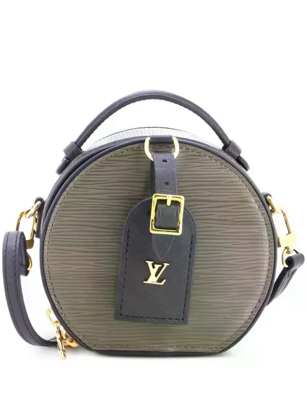 LOUIS VUITTON Mini Boite Chapeau Epi Leather Crossbody Bag - Black
