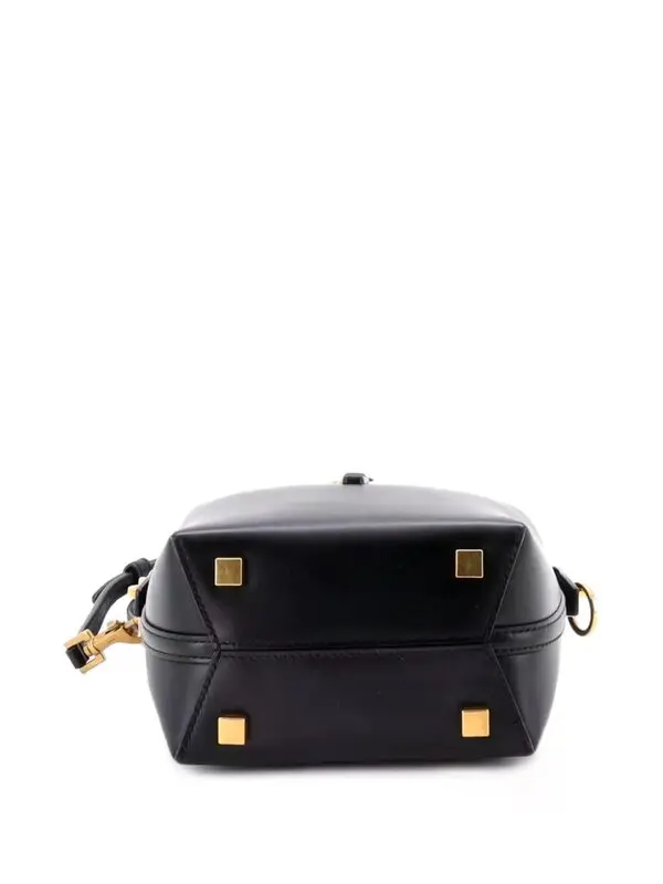 Saint Laurent Le 37 Leather Mini Bucket Bag - Black