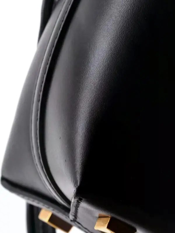 Saint Laurent Le 37 Leather Mini Bucket Bag - Black