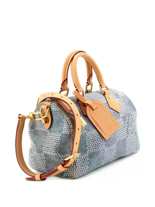 LOUIS VUITTON Speedy Bandouliere Satchel - Blue
