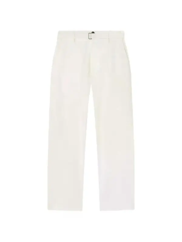 RETORI Belted Cotton-gabardine Trousers