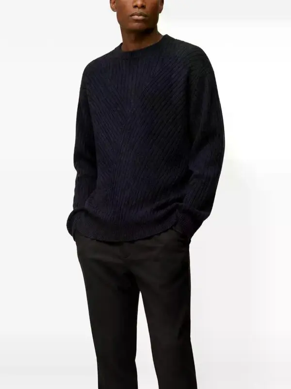 RETORI Ribbed-knit Crew-neck Sweater