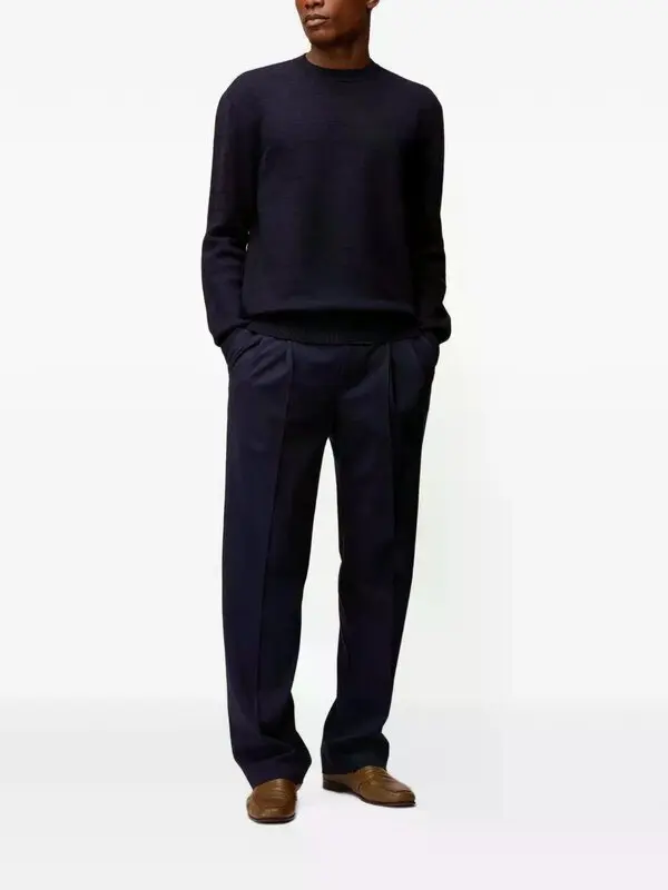 RETORI Interlock-knit Crew-neck Sweater